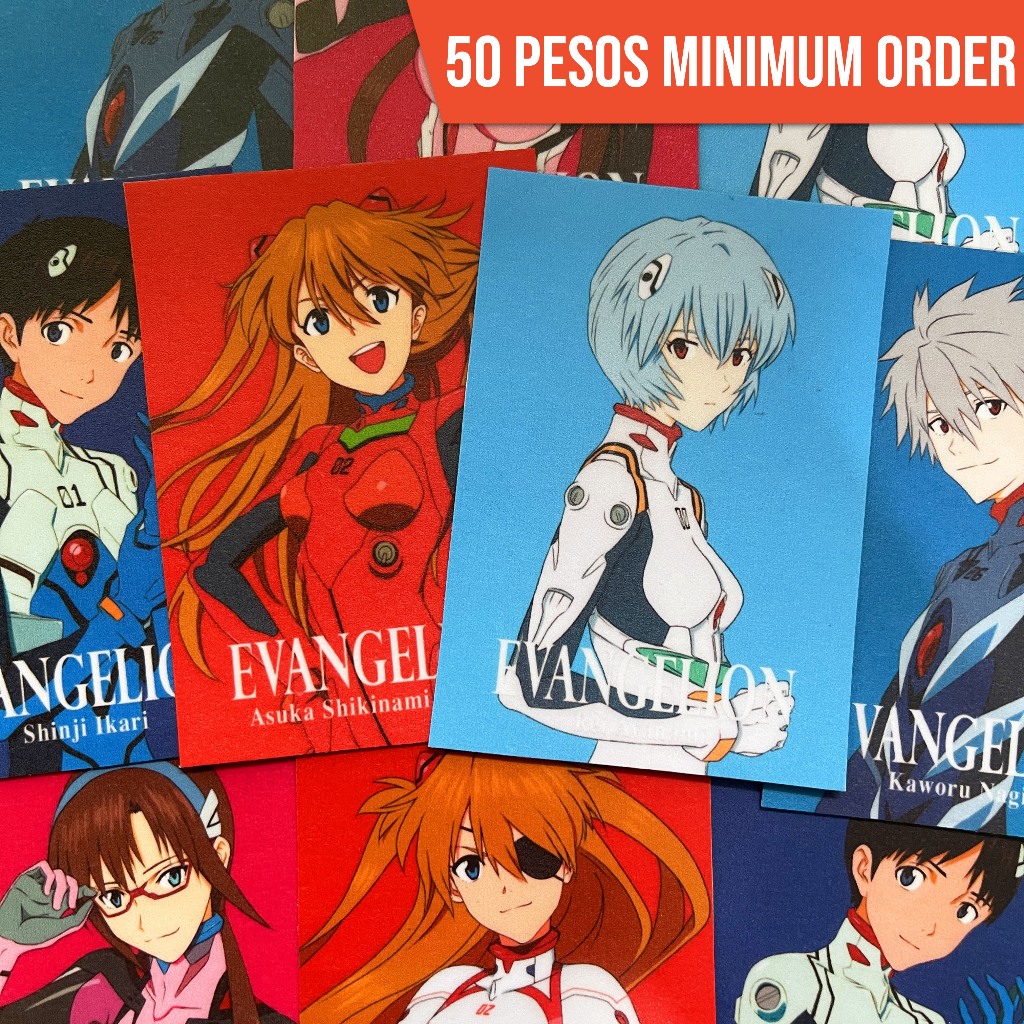 Evangelion Anime Photocards (Laminated) | Shopee Philippines