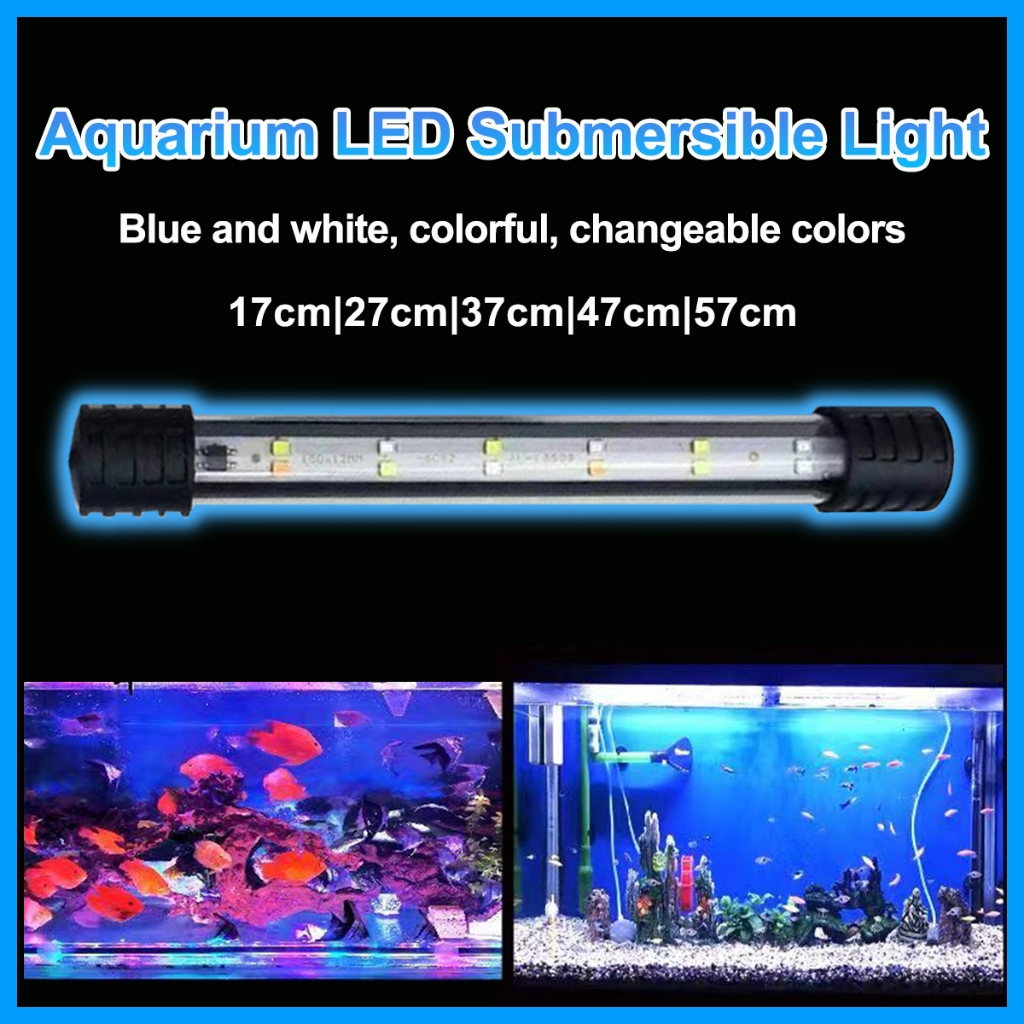 Aquarium LED Submersible Light Submersible Waterproof Aquarium Light ...
