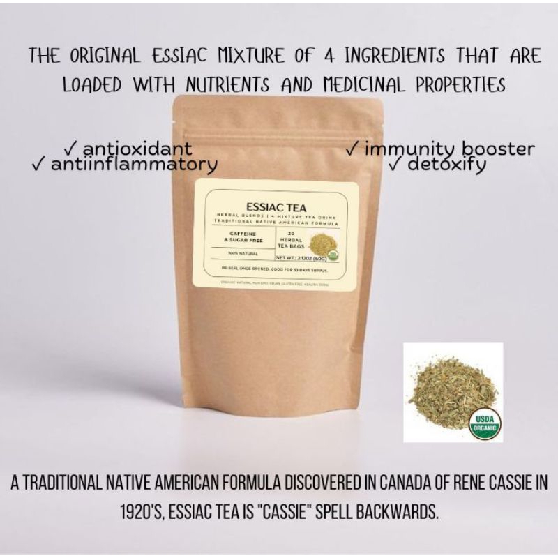 ESSIAC TEA TRADITIONAL AMERICAN MEDICINAL BLEND | Shopee Philippines