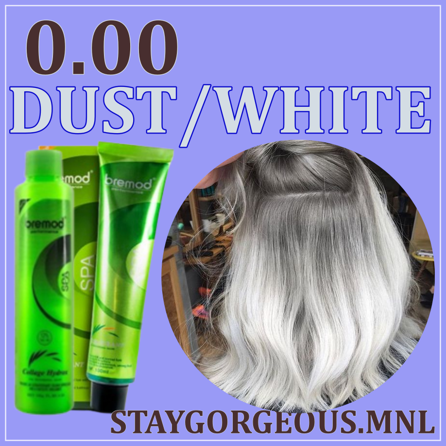 Bremod 0.00 DUST/WHITE HAIR COLOR (SET) WITH OXIDIZING 12%,9%,6% ...