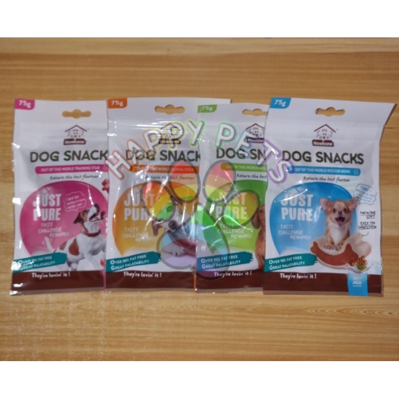 75g Howbone Dog Snacks Just Pure how bone dental stick training treat ...