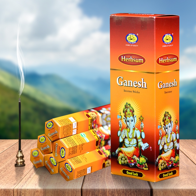 Ganesh genash lucky incense sticks (20 sticks per box) improve ...
