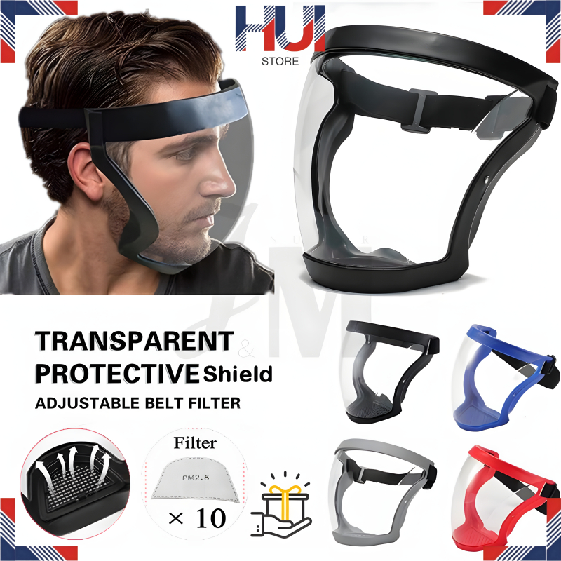 Transparent full face welding mask dustproof anti-fog mask safety ...