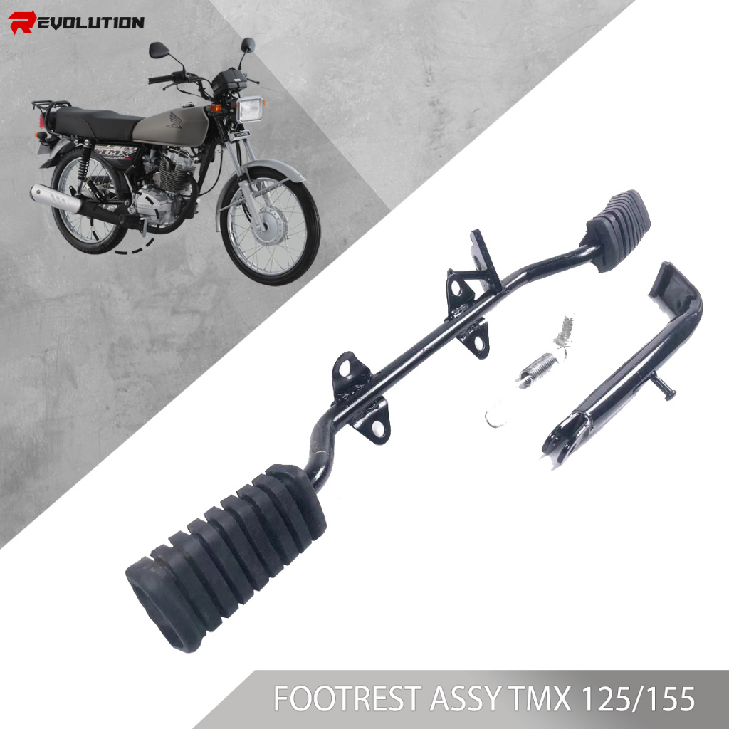 MOTORCYCLE FRONT FOOTREST ASSY WITH SIDE STAND FOR TMX 155/125 ALPHA ...
