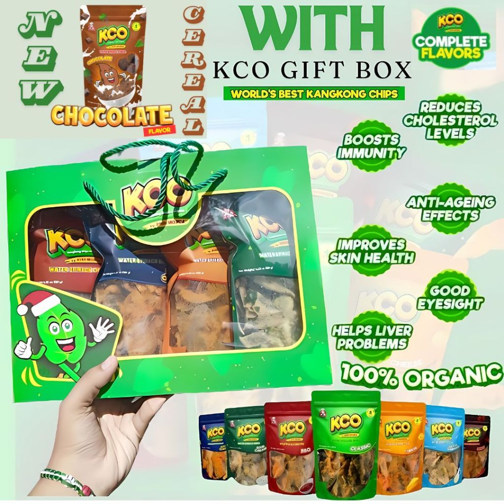 KangKong Chips Snacks Vegetable Organic Chips with KCO Gift Box By:Josh ...