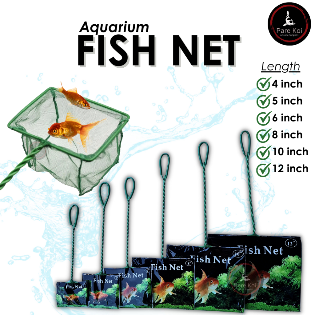 Aquarium Fishnet | Fish Net 4 5 6 8 10 12 inch | Shopee Philippines