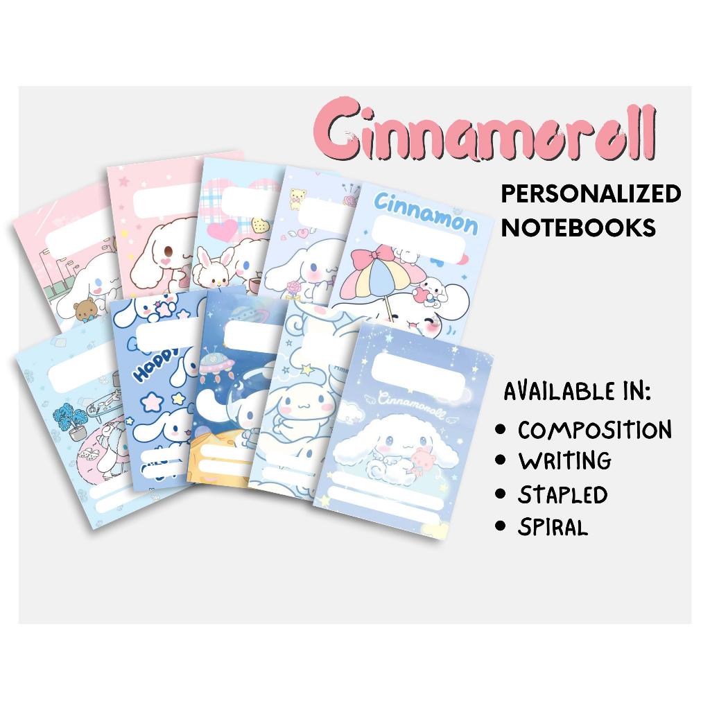 Personalized Cinnamoroll Themed Notebooks (Spiral and Stapled) | Shopee ...