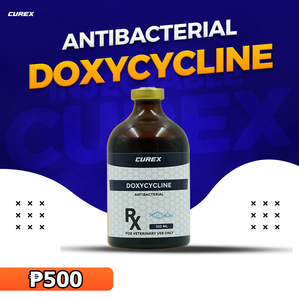 Doxycycline (100mL) | Curex | Injectable | Veterinary Use | Shopee ...