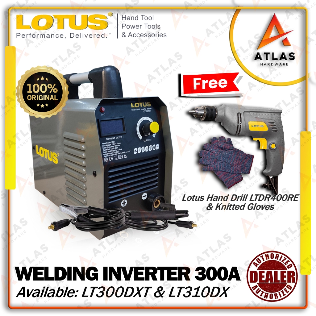 Lotus Welding Inverter 300a LT300DXT and LT310DX w/ Free Lotus Rotary ...
