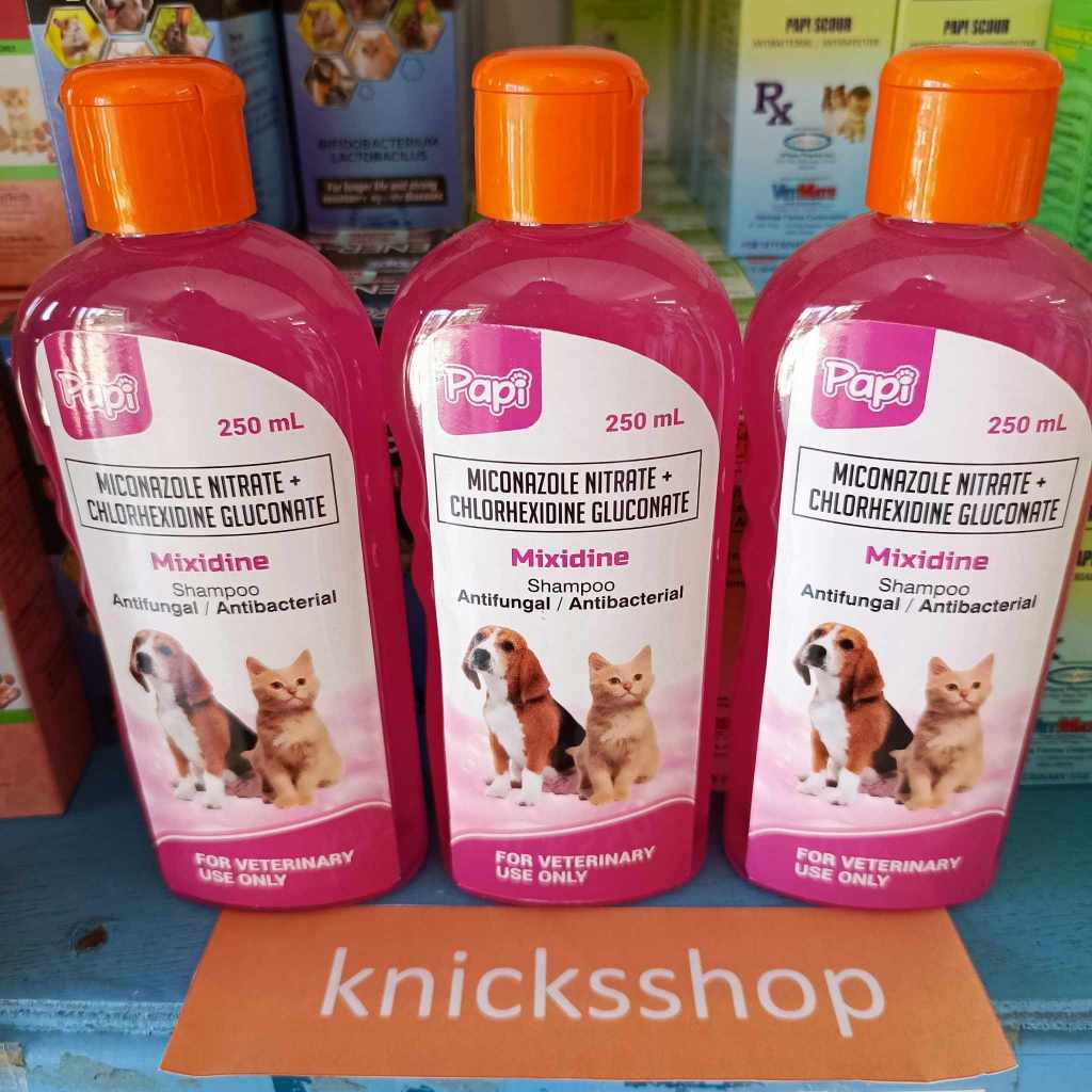 Mixidine PAPI Shampoo Antibacterial / Antifungal for Pets 250mL ...