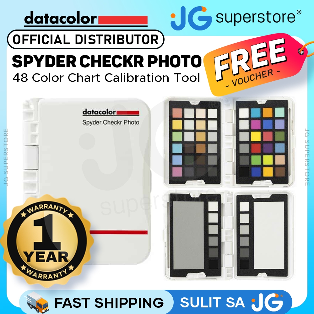 Datacolor Spyder Checkr Photo Color Chart and Calibration Tool Cards ...