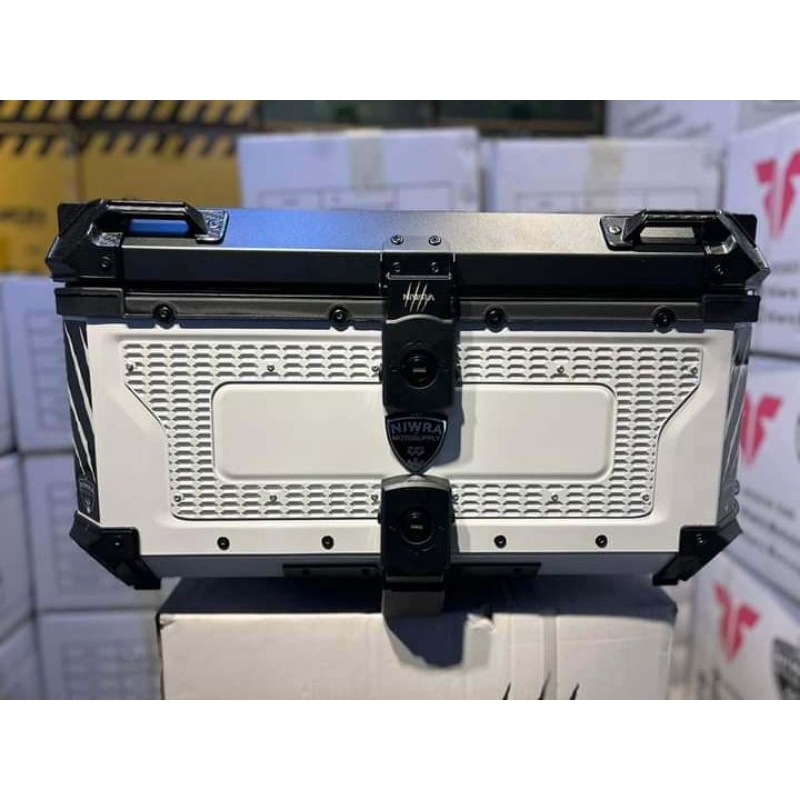 NEW‼️22L,25L,35,45L,55L/50L and 65L ALLOY TOP BOX NIWRA | Shopee ...
