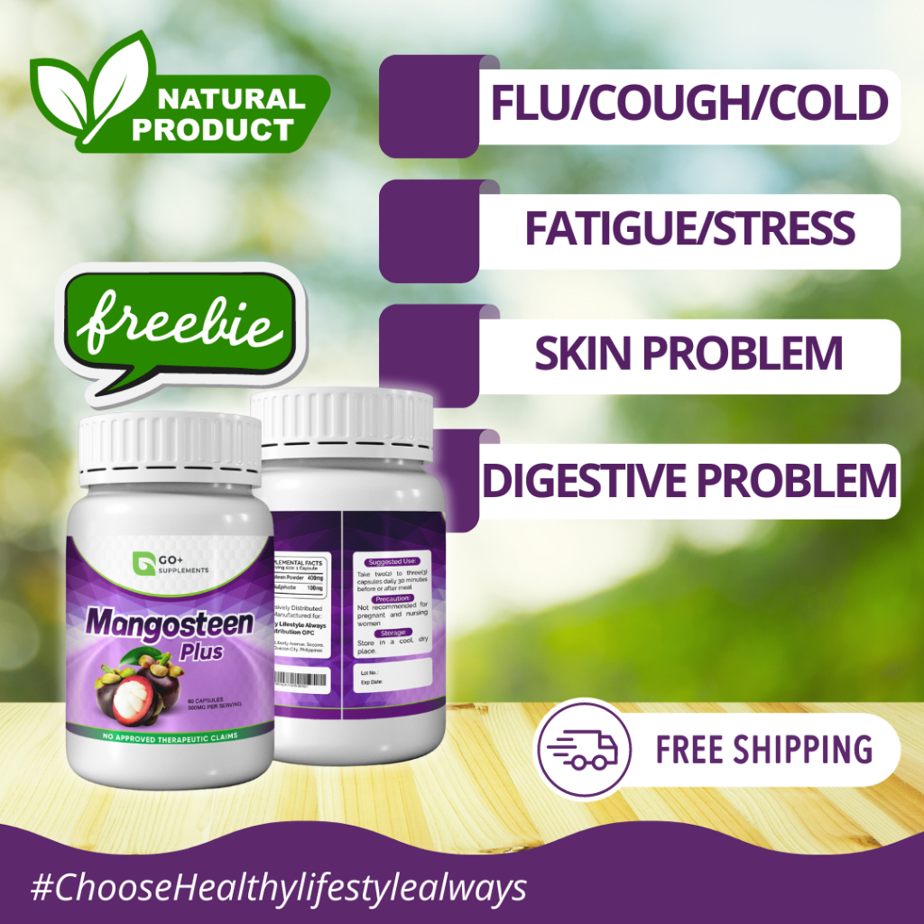 Healthy Lifestyle Mangosteen capsule for Immunity, flu prevention ...