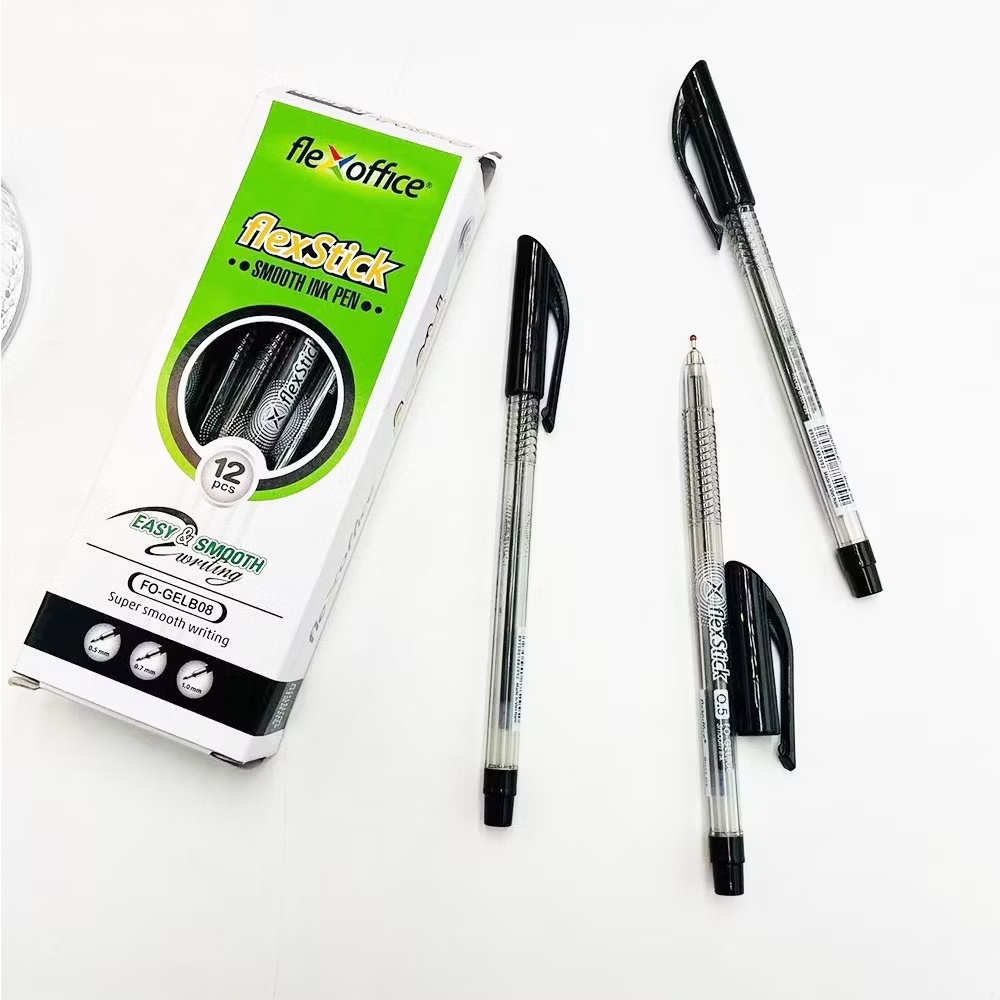 Flexstick Smooth Ink ballpen black 0.5 sold by 12 pcs | Shopee Philippines