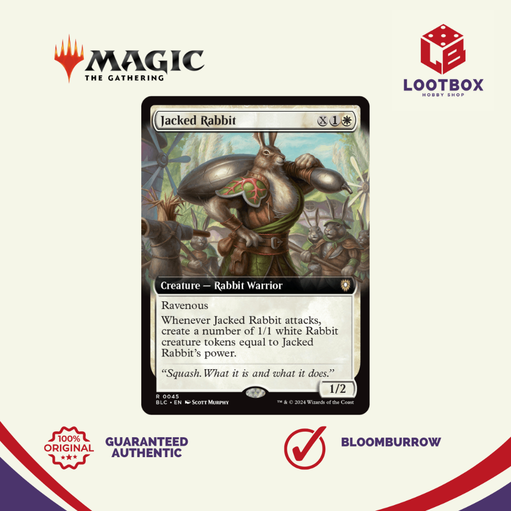 Magic the Gathering: Jacked Rabbit (Rare) - Bloomburrow | Shopee ...