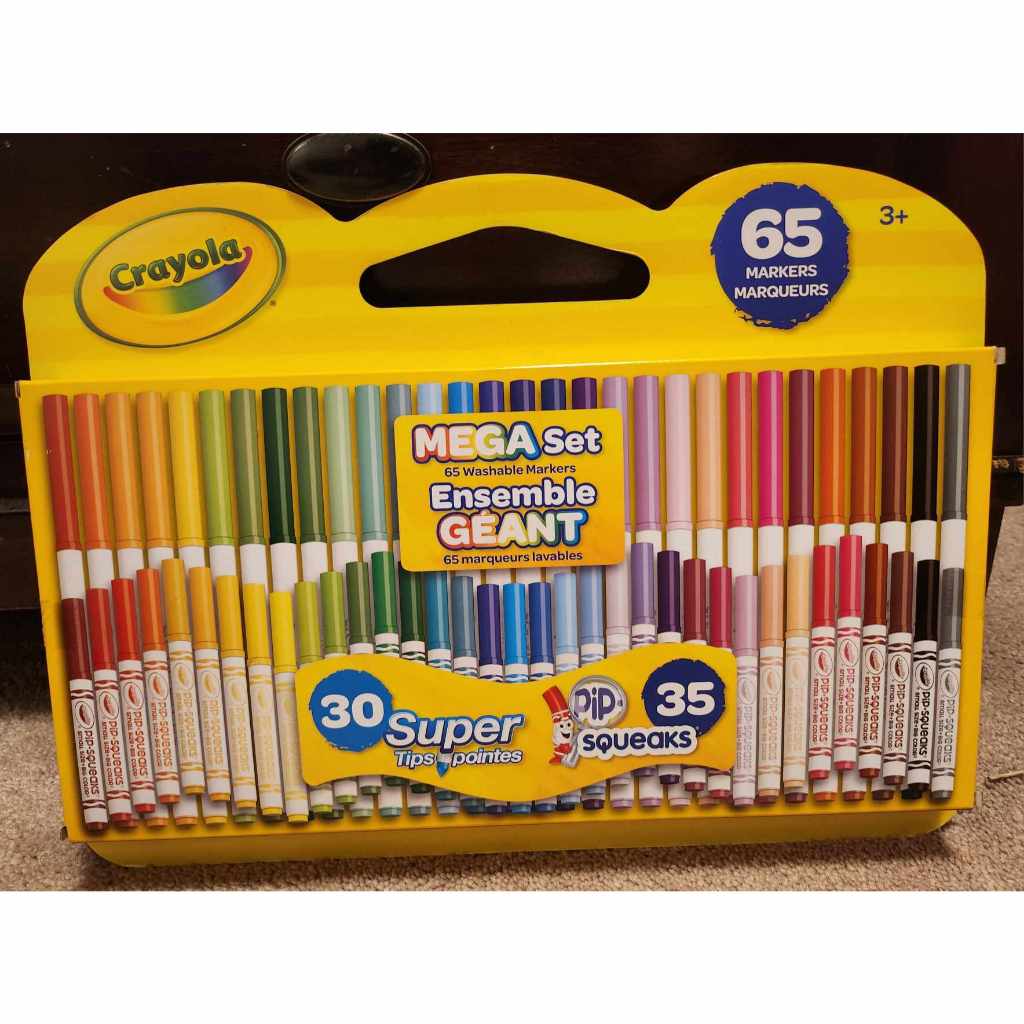 Crayola supertips 100 costco store