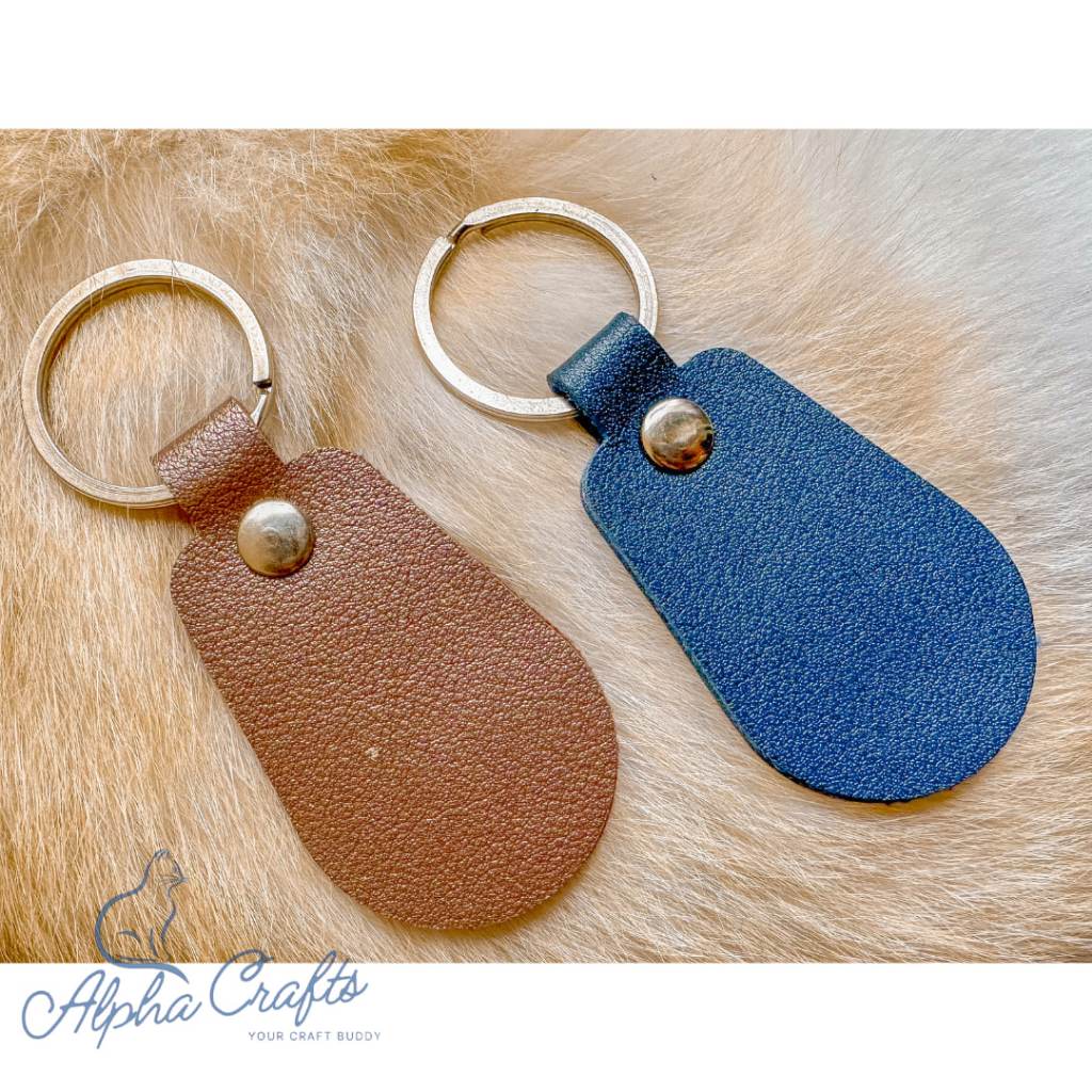 A.crafts Keychain 7 | Leather Keychain | Plain Keychain | Keyring ...