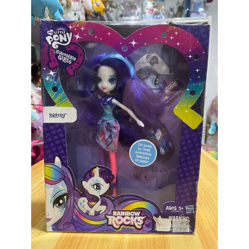 My Little Pony Equestria Girls RAINBOW ROCKS RARITY Doll & her ...