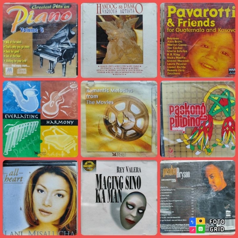 VIntage Music CD's {RANDOM Preloved} Original 8/4c | Shopee Philippines