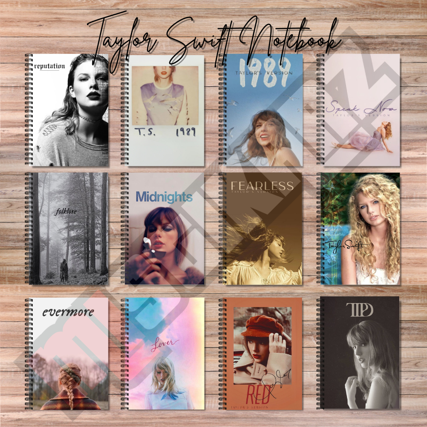 Taylor Swift Inspired/Customize Notebook with Free Sticker | Shopee ...