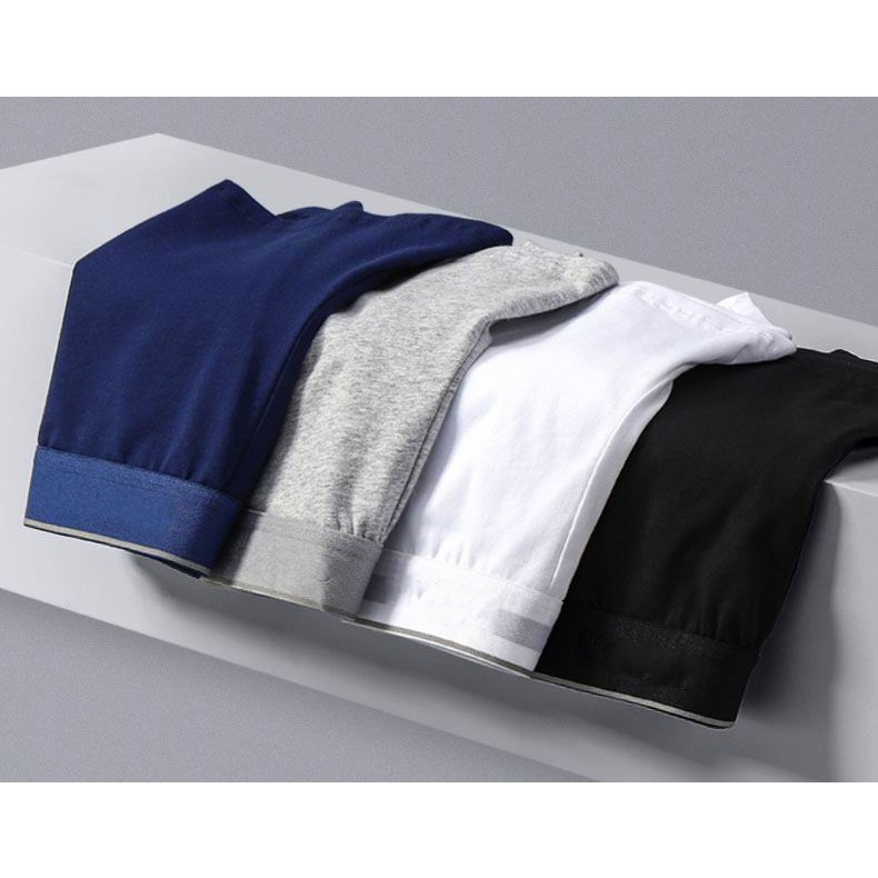 Men Cotton Plain Color Boxers CVN Man Trunks Boy Boxer Briefs Underwear ...