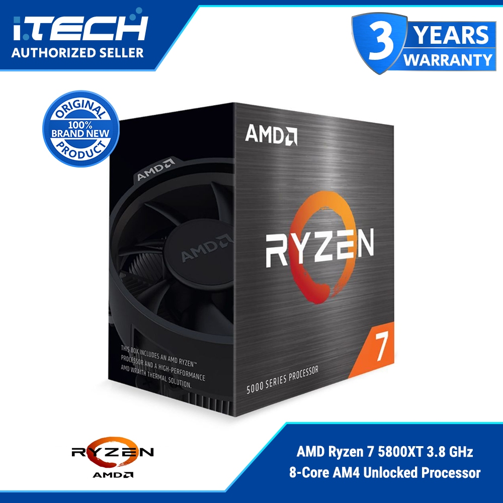 Amd Ryzen 7 5800xt 3 8 Ghz 8 Core Am4 Unlocked Processor Shopee Philippines