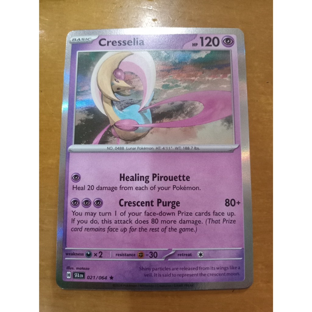 Cresselia - 021/064 - Holo Rare SFA Shrouded Fable Pokemon TCG Standard ENG | Shopee Philippines