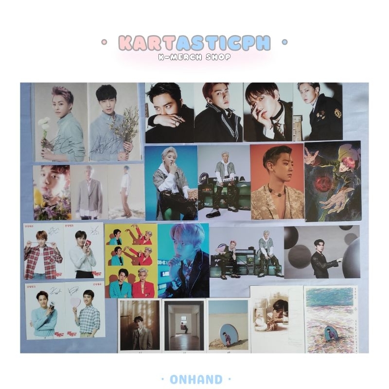 EXO Album Postcards Inclusion (DMUMT 1BV DFTF) | Shopee Philippines