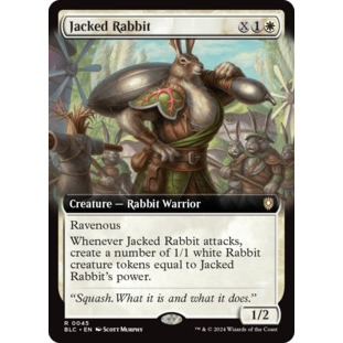 Jacked Rabbit (Extended Art) - Commander: Bloomburrow (BLC) | Shopee ...