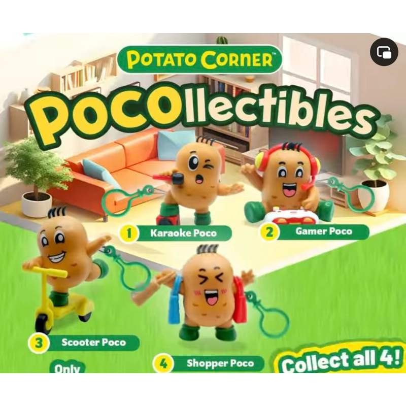 Potato Corner Toys (Pocollectibles) Poco Toys | Shopee Philippines