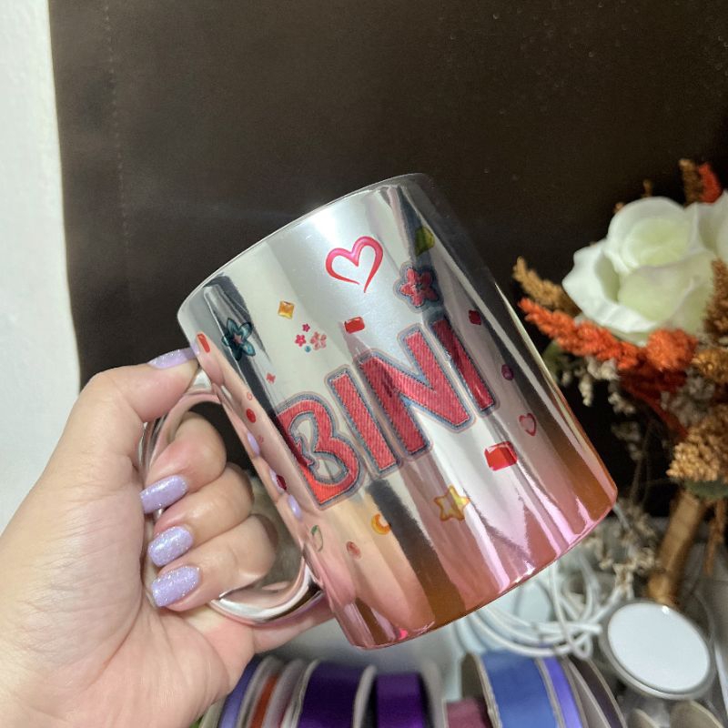 BINI Metallic Mug Pink | Shopee Philippines