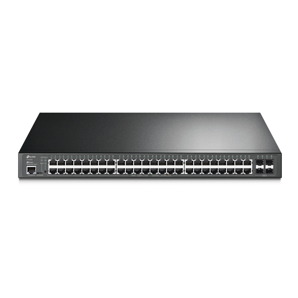 TP-Link TL-SG3452P JetStream 52-Port Gigabit L2+ Managed Switch with 48 ...