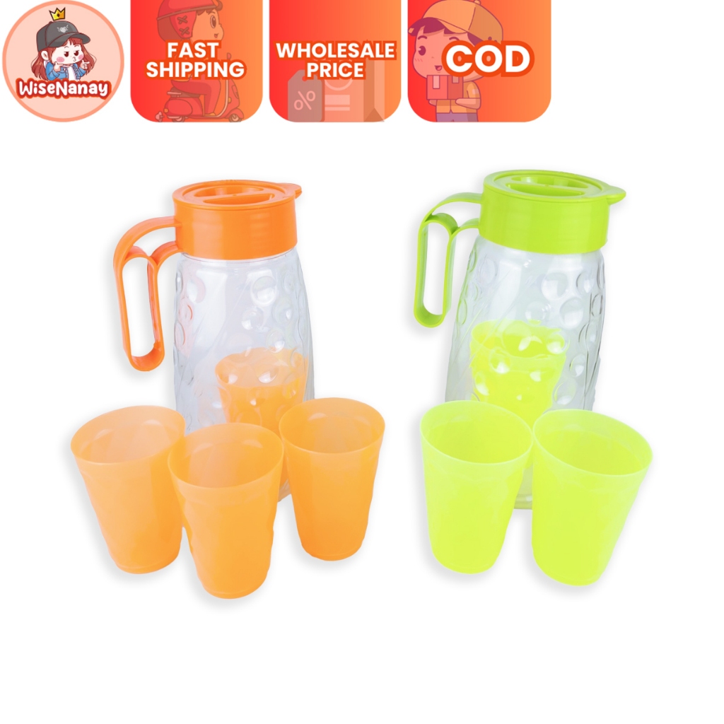 WiseNanay Pitchel / Pitsel Baso Drinkware Reusable Plastic Pitcher with ...