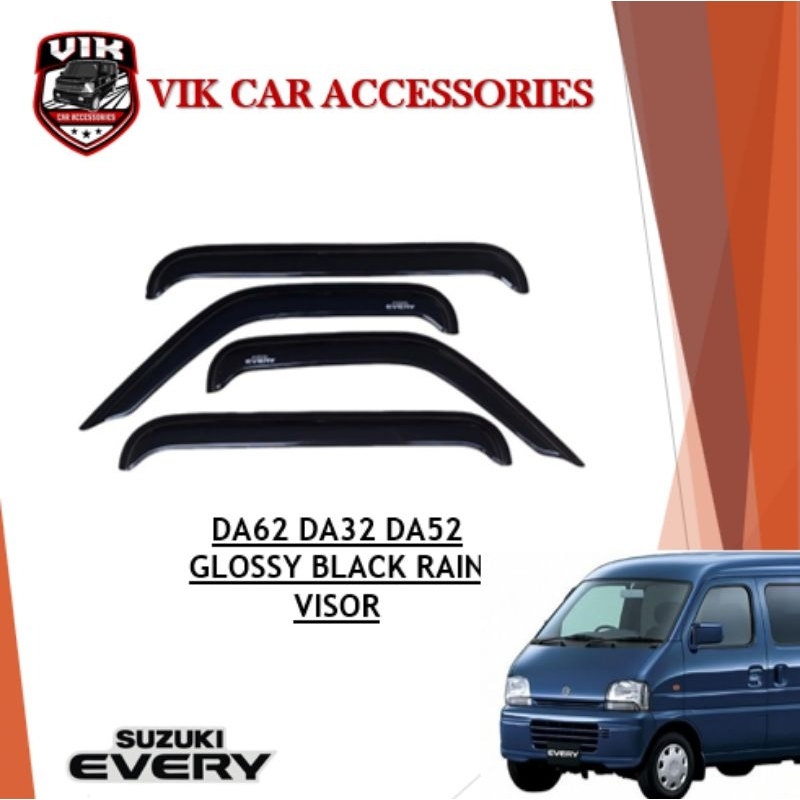Rain Visor Suzuki Every Wagon DA32, DA52, DA62 | Shopee Philippines