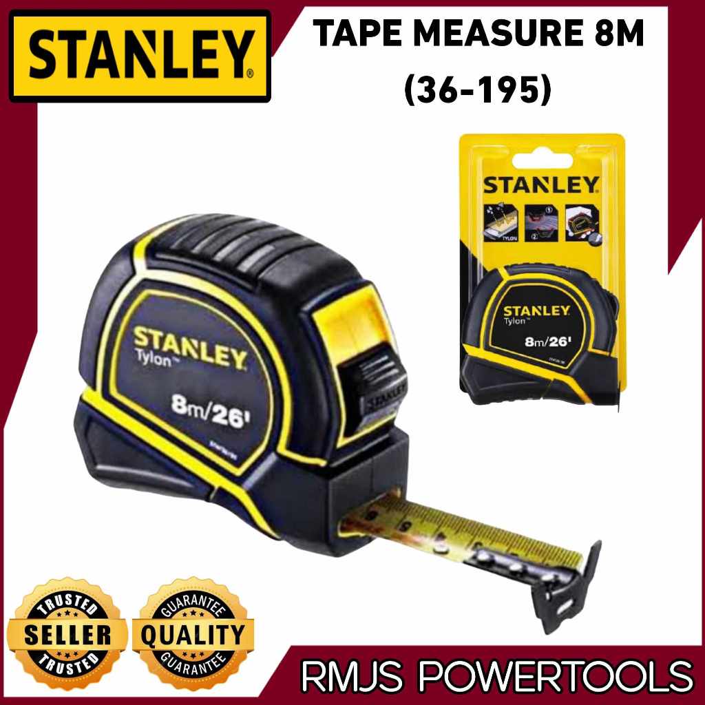 Stanley Tape Measure 8mtrs (36-195) | Shopee Philippines