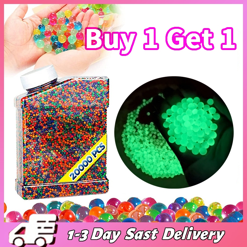 50000pcs Diy Decoration Gel Blasters Balls Gel Balls Toys Bullet Glow ...