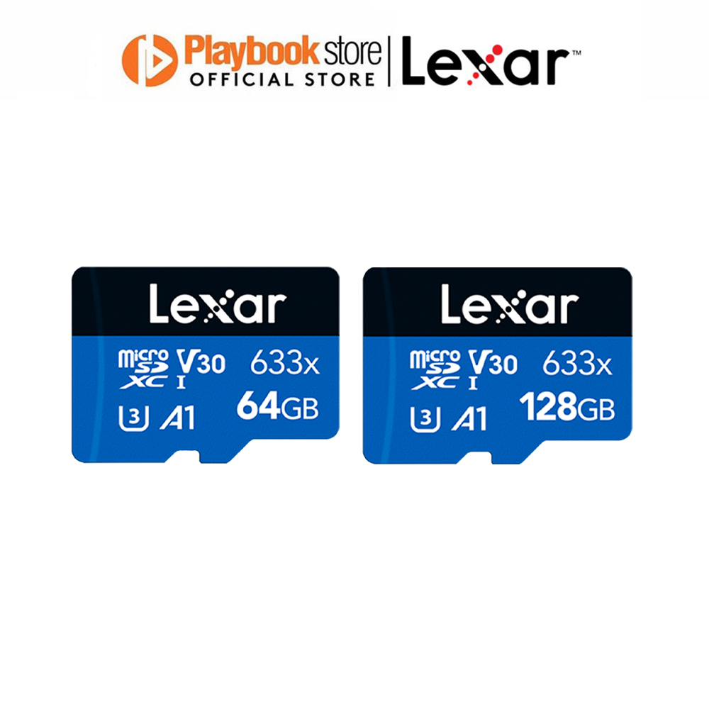 Lexar High Performance 64GB/128GB Blue 633x microSDXC UHS-I Card Micro ...
