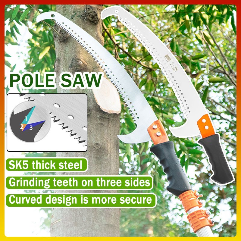 High-branch Saw Pole Saw for Tree Trimming Telescoping Branch Pruning ...