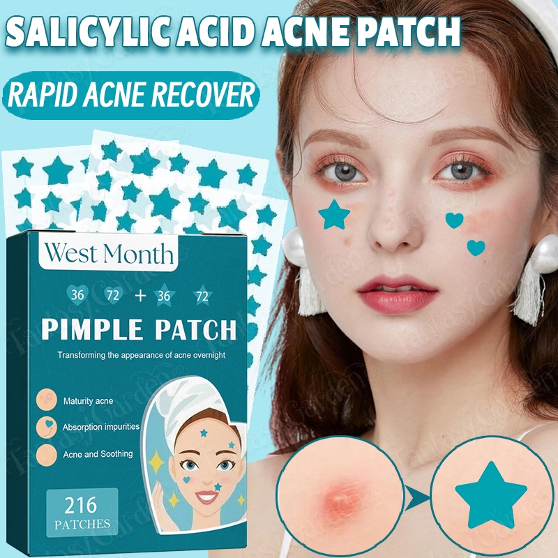 216pcs Pimple Patches Acne Invisible Acne Removal Pimple Patch Fade ...