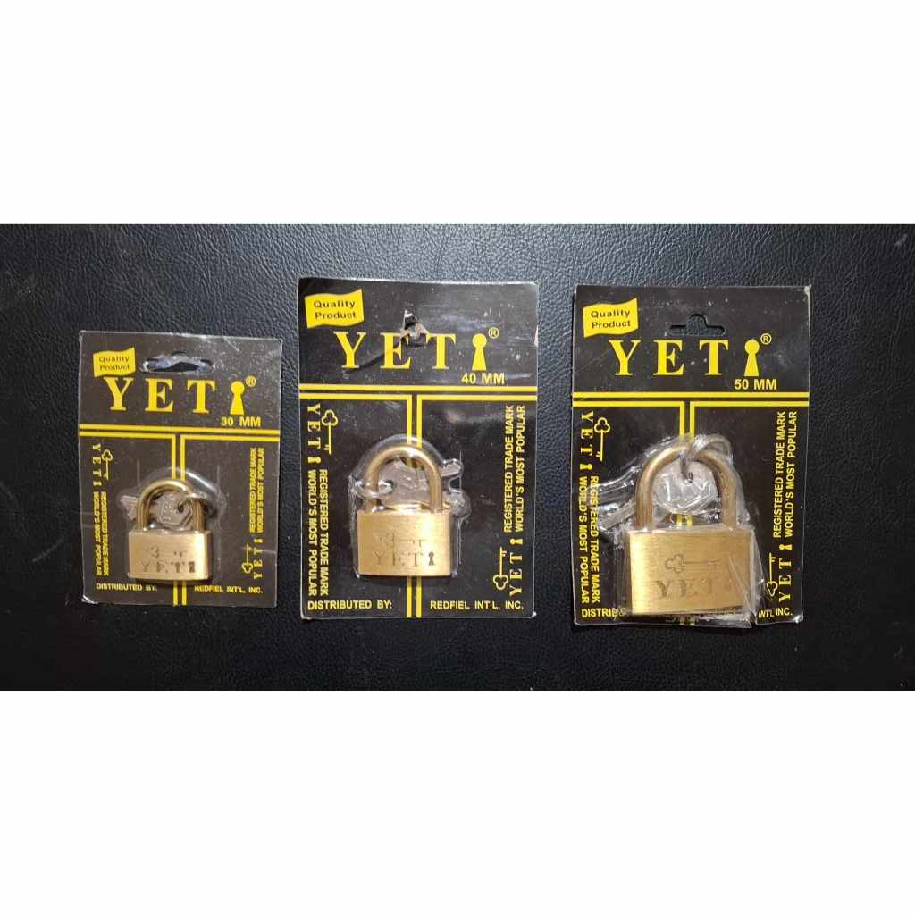YETI Padlock Brass Center Key (30mm, 40mm, 50mm) | Shopee Philippines