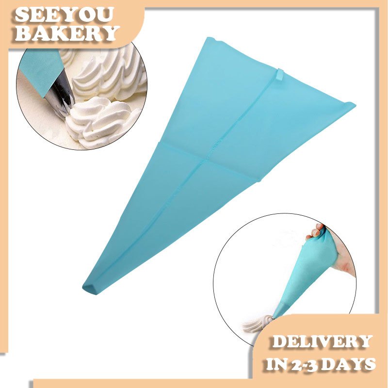 Silicone Pastry Bag Single Piping Bag 1Piece Reusable Pastry Bag for ...
