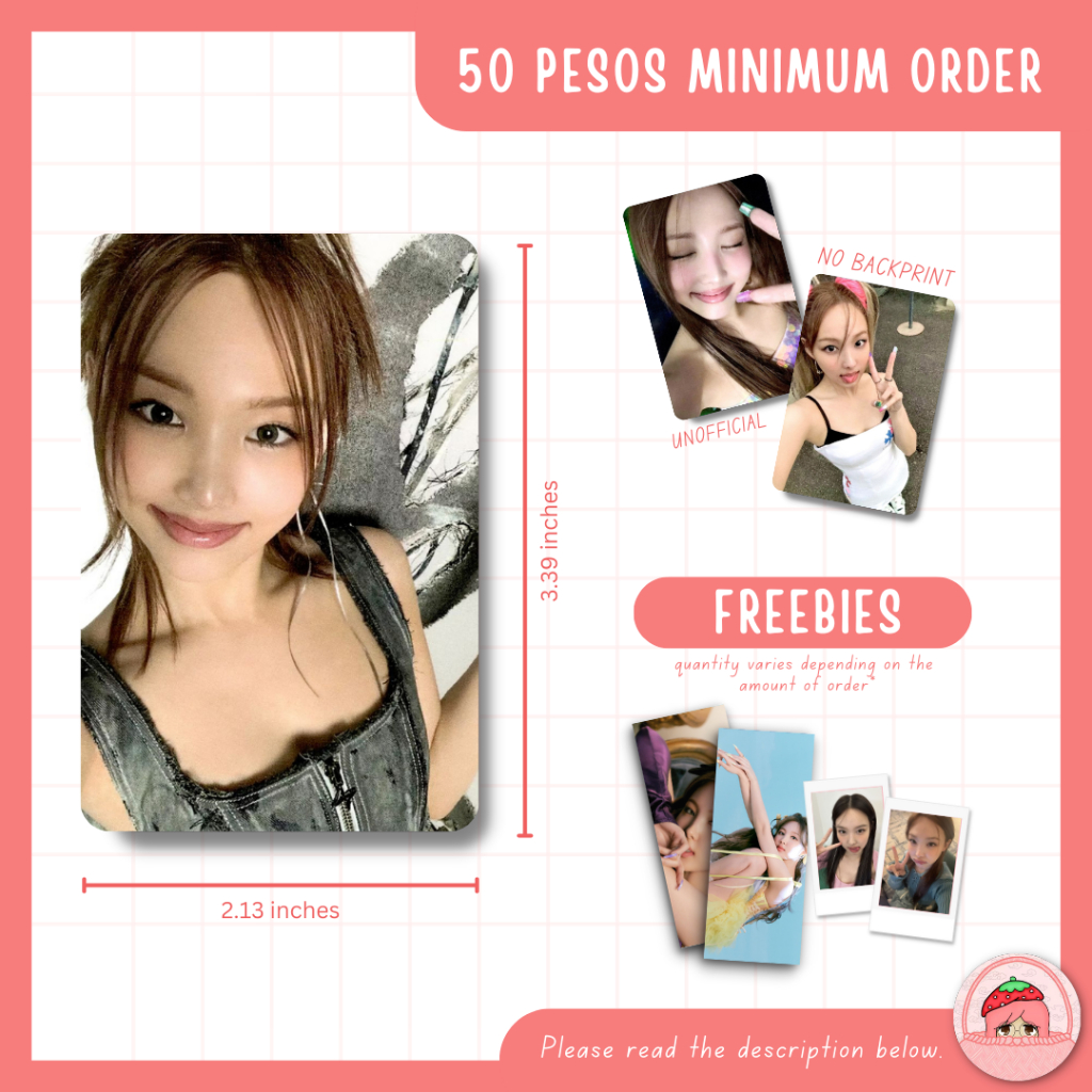 TWICE NAYEON 'NA' ALBUM PLATAFORM NEMO VER PC PHOTOCARD UNOFFICIAL FANMADE PRINT LOMO KPOP ...