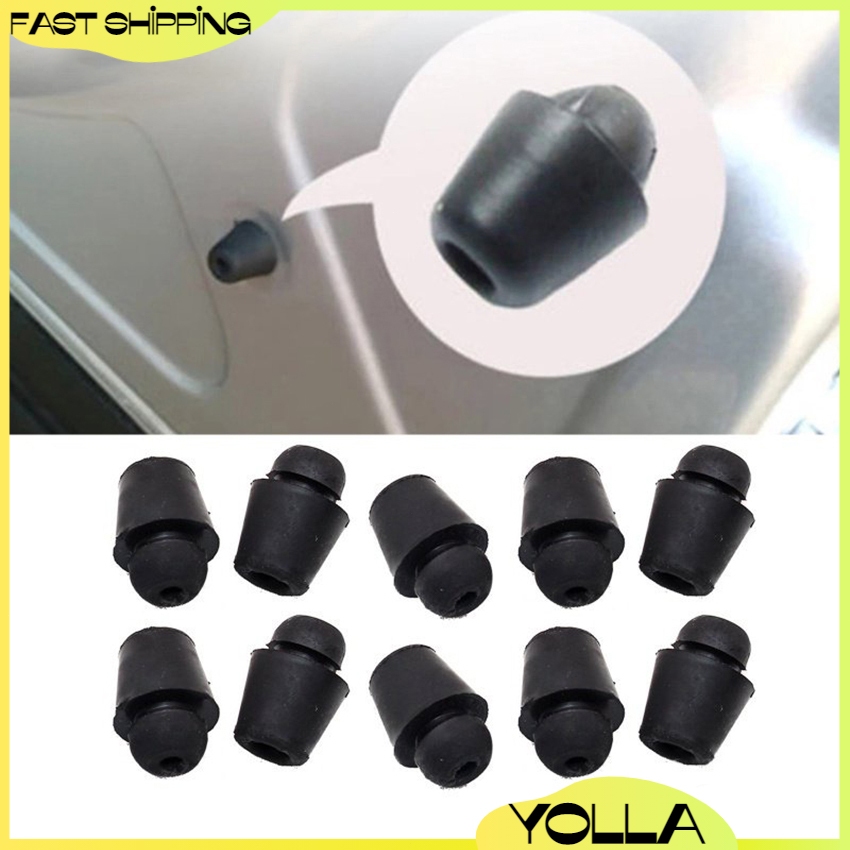 10 PCs/Bag XJD-05 Car Universal Door Shock Absorber Rubber High-quality ...