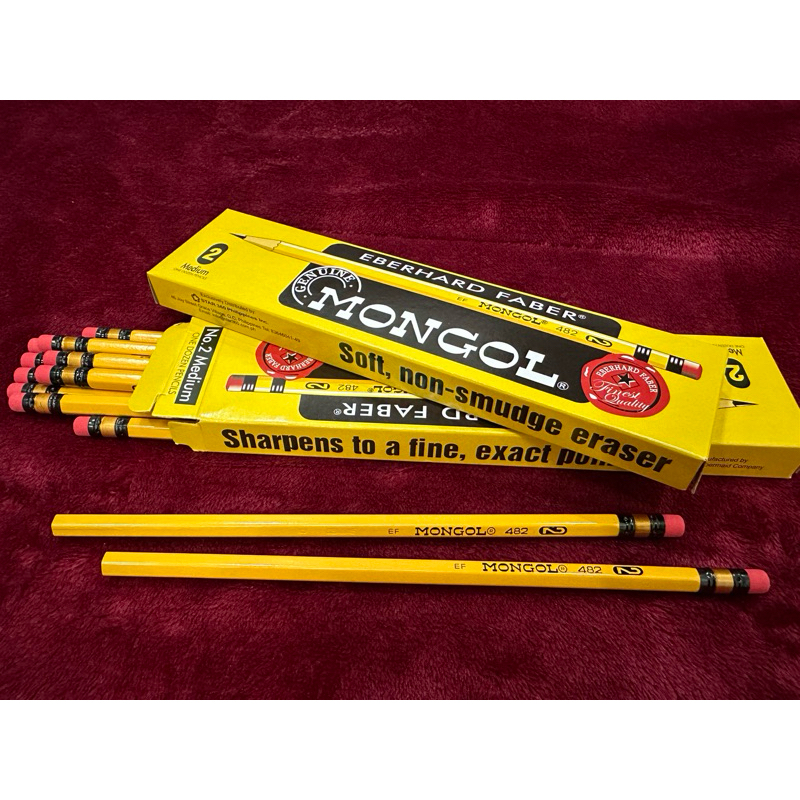 Original MONGOL Pencil no.2 12pcs Medium | Shopee Philippines