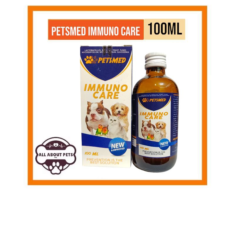 PetsMed Immuno Care for Dog and Cat 100ML (1 Bottle) | Shopee Philippines