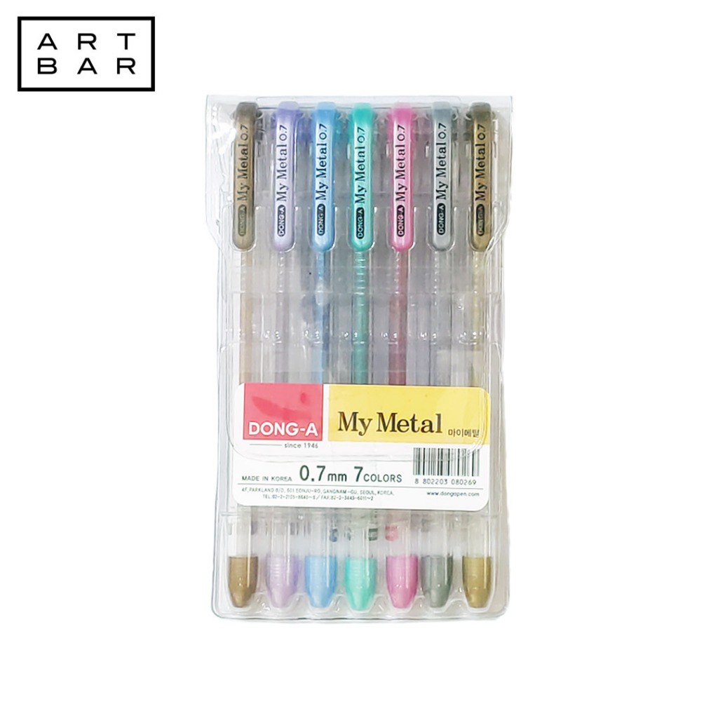 Dong-A My Metal Gel Pen Set - Art Bar | Shopee Philippines