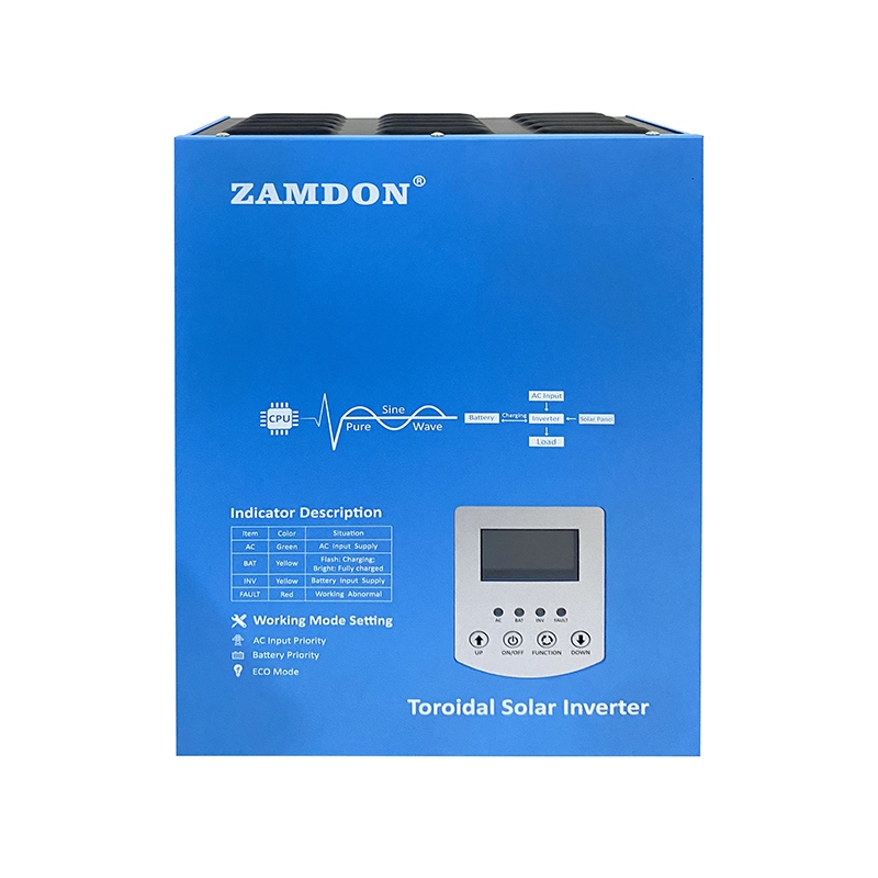 Zamdon Toroidal Off Grid Inverter 24V 3000W with AC input/output MCB ...