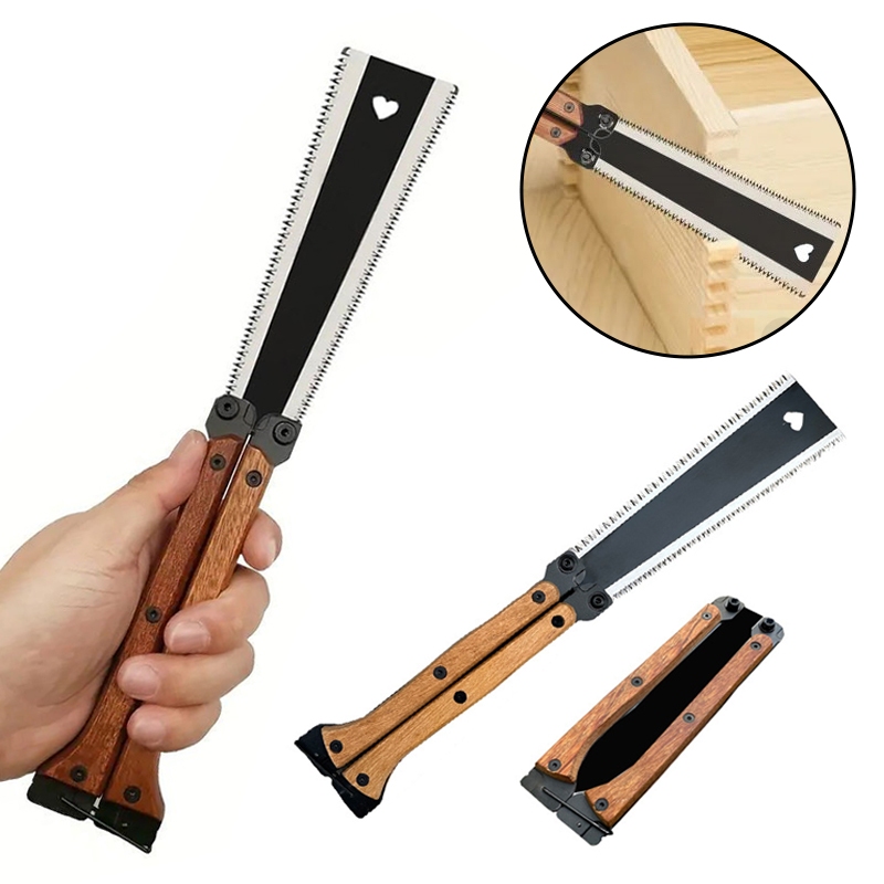 Mini Folding Japanese Pull Saw 31cm Double Edges Hand Saw for Camping ...