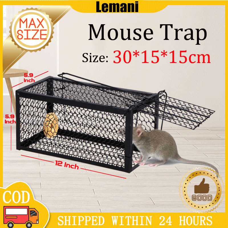 Mouse Trap Large Size 30*15*15cm Live Rat Rodent Trap Mouse cage ...