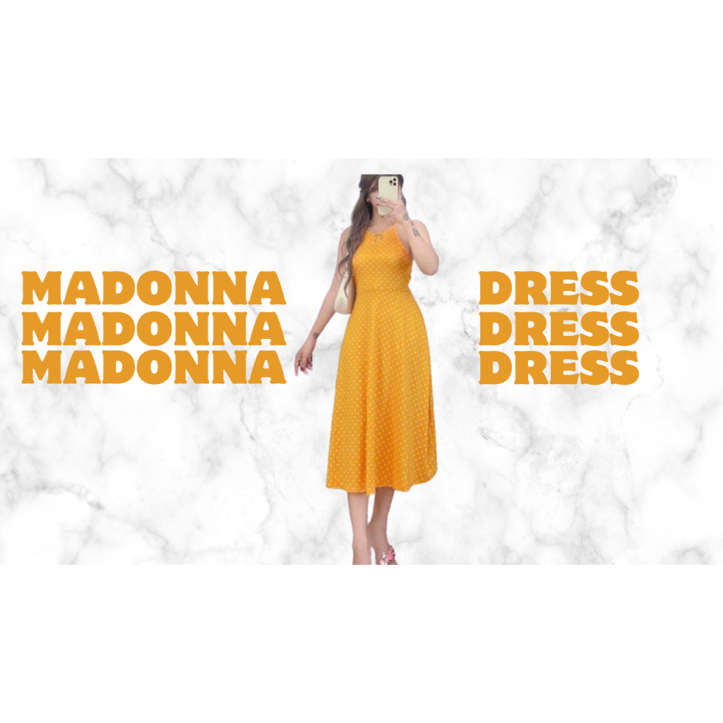 TRP# NEW!! MADONNA FOLCA DRESS FIT SMALL TO XL | Shopee Philippines